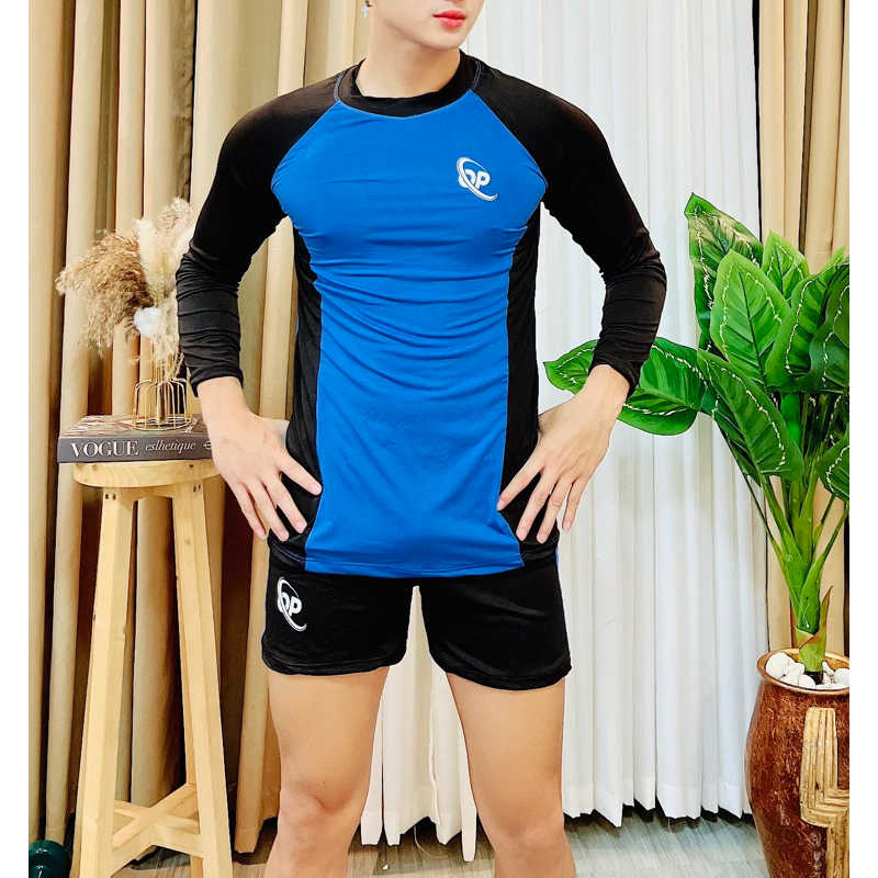 Men’s Rush Guard Long Sleeve Terno /Short (OP) | Shopee Philippines
