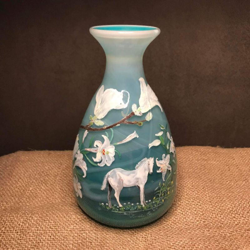 Hand Painted Glass Vase | Shopee Philippines