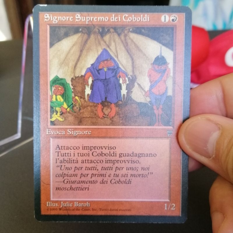 1 PLAYED Italian Kobold Overlord Legends MTG card magic commander EDH ...