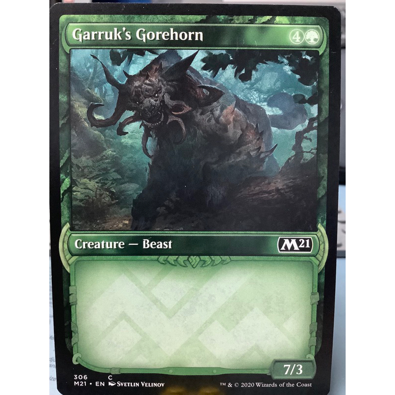 MAGIC: The Gathering - Garruk’s Gorehorn (Core Set 2021) | Shopee ...