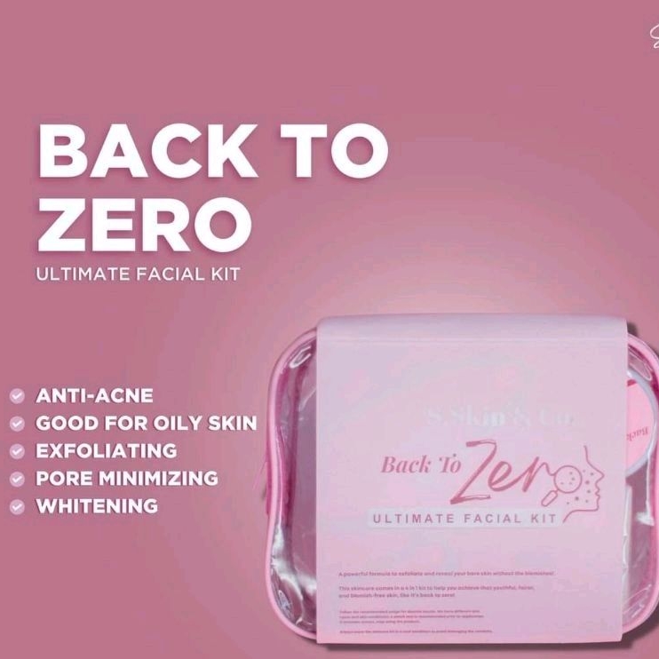 BTZ "BACK TO ZERO" Ultimate Facial Kit by S. Skin&Co | Shopee Philippines