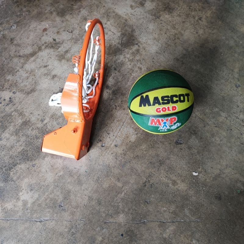 BASKETBALL RING HOOP SNAP BACK 12" (heavy duty mini size) (BALL ...