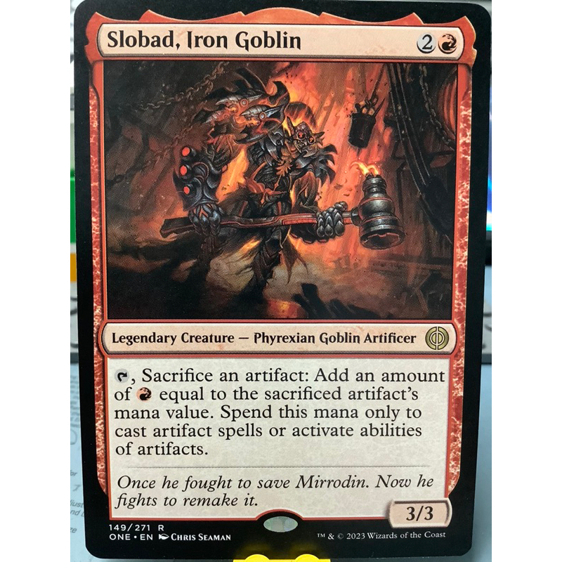 MAGIC: The Gathering - Slobad, Iron Goblin (Phyrexia: All Will Be One ...