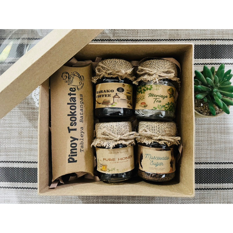 V35 Gift set coffee,tableya, honey, tea and muscovado sugar gift box ...