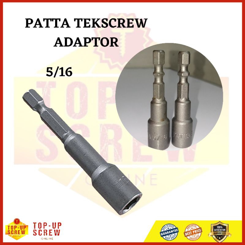 PATTA TEKSCREW ADAPTOR 5/16 | Sold per pc. | Shopee Philippines