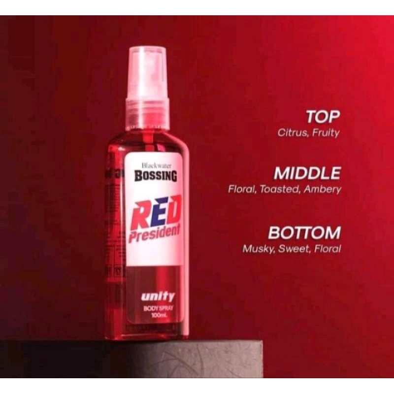 Blackwater BOSSING RED President (Unisex) | Shopee Philippines