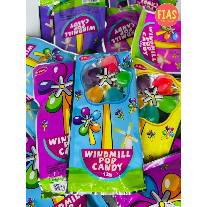 20 Pieces Windmill Fruit Lollipop / Paninda | Shopee Philippines