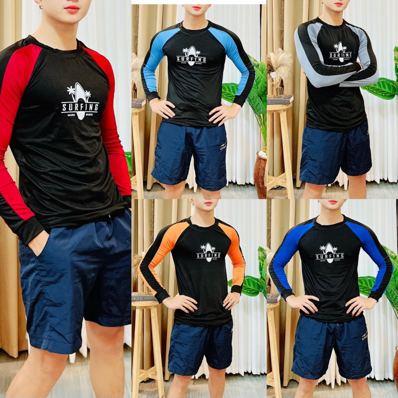 Rash Guard For Men Surfing 2023 Medium-XL Frame | Shopee Philippines