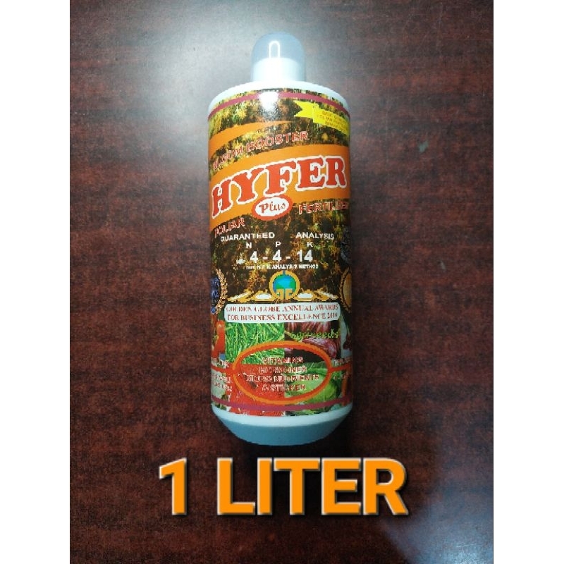 HYFER 4-4-14 (1 liter) BLOOM BOOSTER FOLIAR | Shopee Philippines