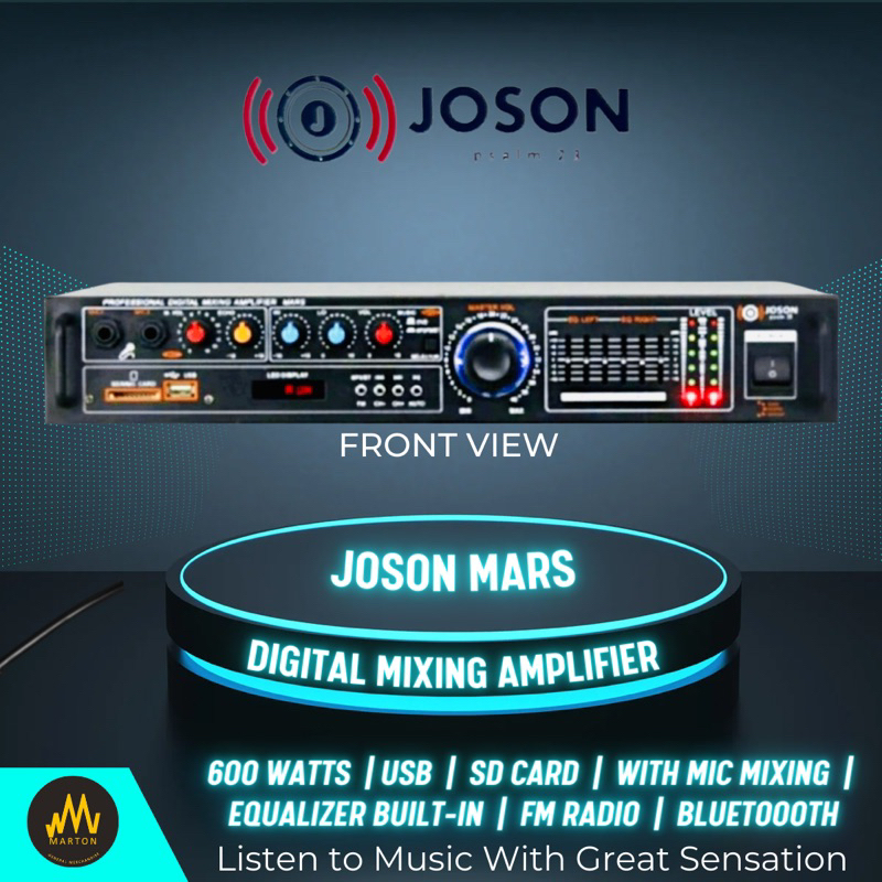 JOSON Mars Professional Digital Mixing Amplifier | Shopee Philippines