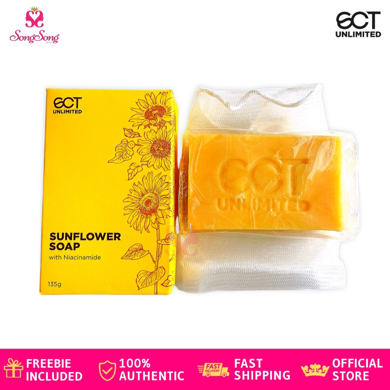 SCT UNLIMITED Sunflower Soap with Niacinamide 135g | Shopee Philippines
