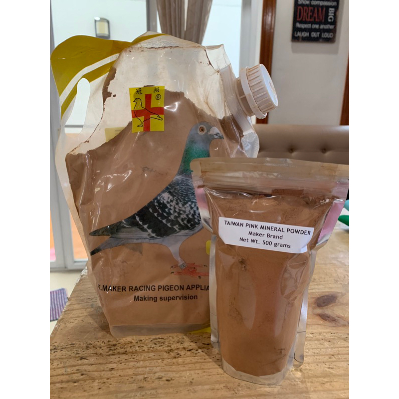 500 grams Taiwan Pink Mineral Powder for Racing Pigeons Repack | Shopee ...