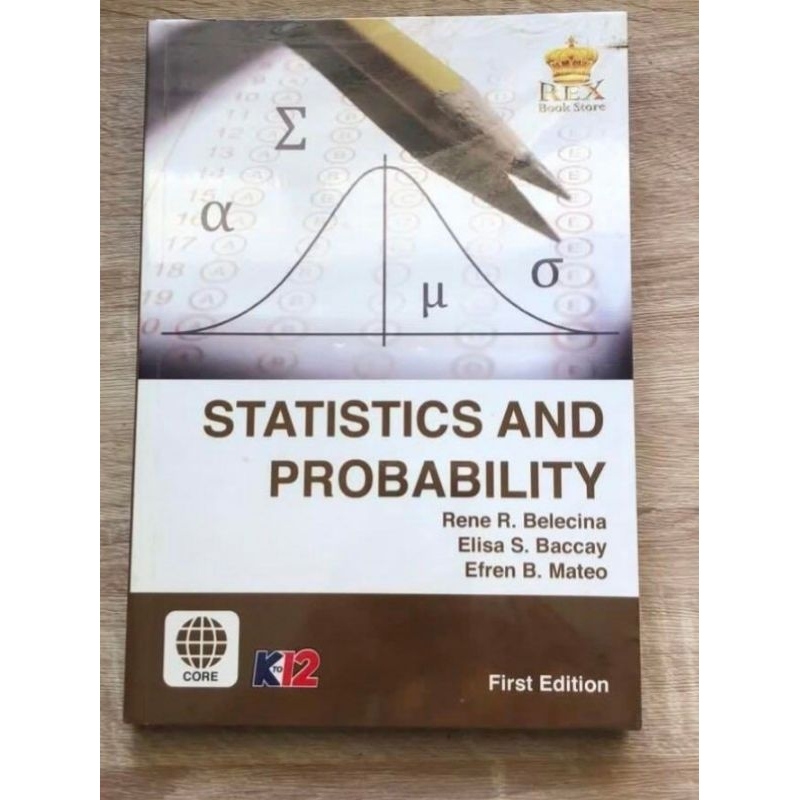 Statistics and Probability Rex First Edition | Shopee Philippines