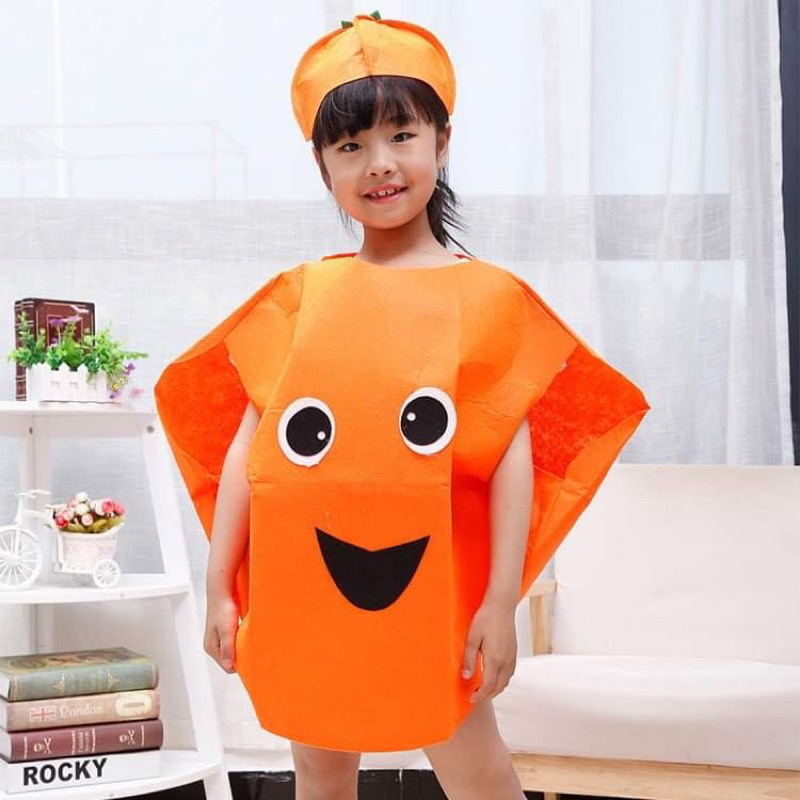 Nutrition Month Costume Fruits and Vegetables for Kids | Shopee Philippines