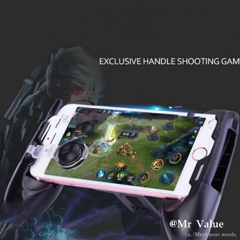 3in1 Mobile Gamepad Game Joystick Phone Rocker Controller | Shopee ...
