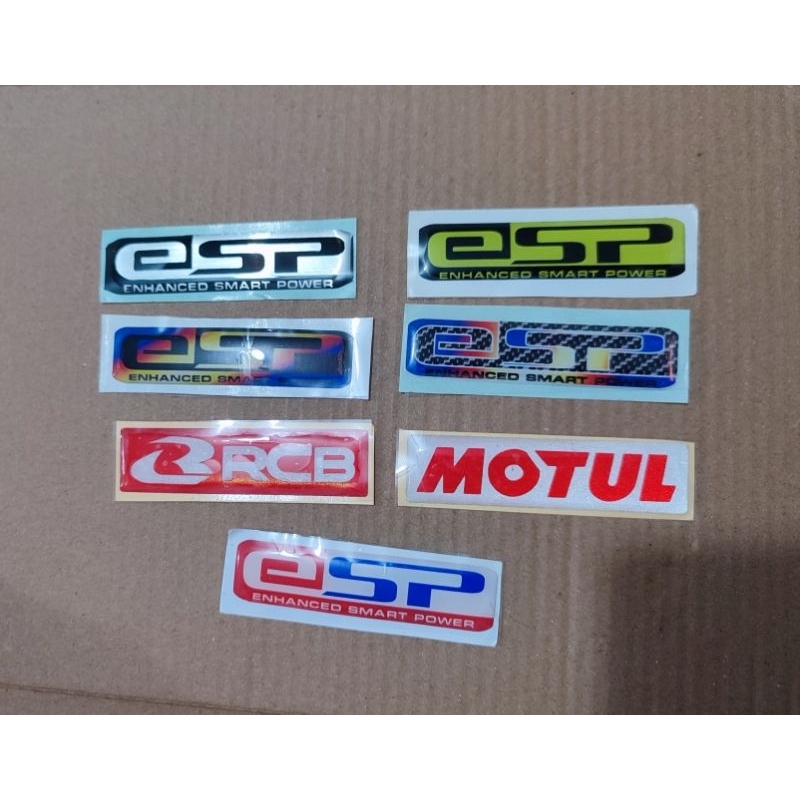 Honda ESP sticker Emblem Embossed resin rubber emblem | Shopee Philippines