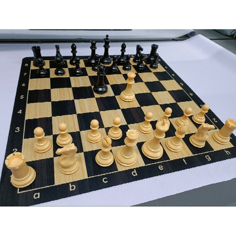 Staunton Triple Weighted (3x) + Rubber Chess Mat -ONLY | Shopee Philippines