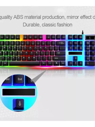 Zeus K001( Amazing Swiftness ）Gaming Keyboard And Mouse Bundle 104 Keys ...
