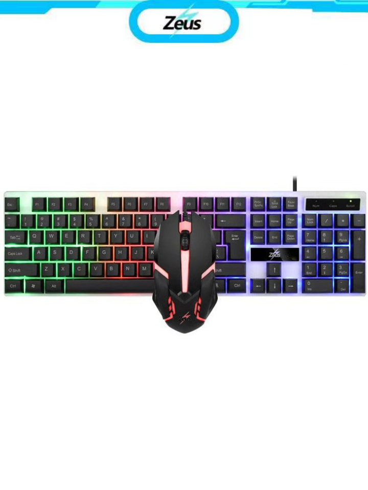 Zeus K001( Amazing Swiftness ）Gaming Keyboard And Mouse Bundle 104 Keys ...