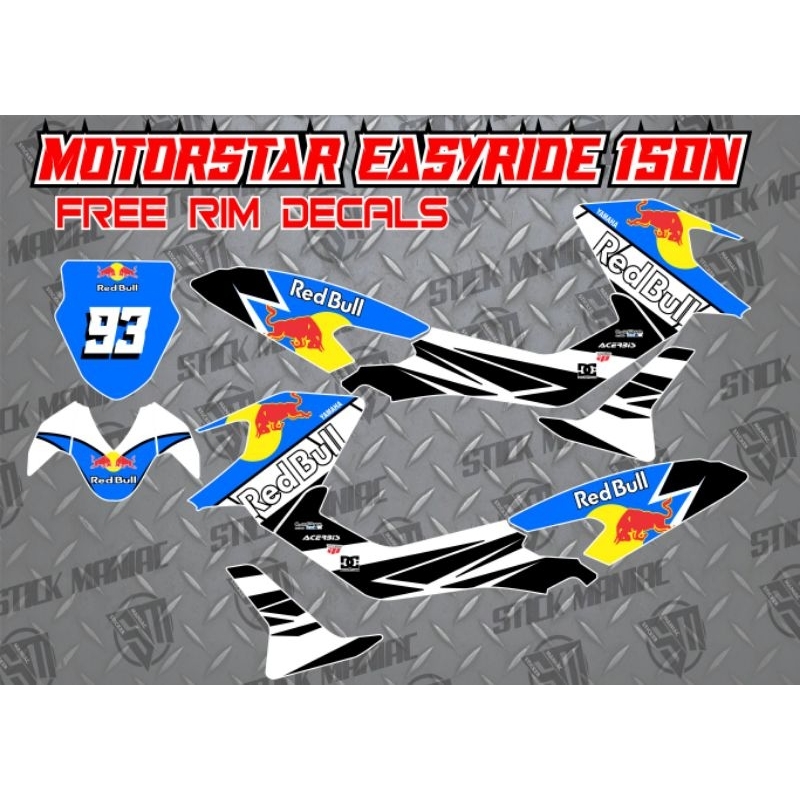 Motorstar Easyride 150n full body decals | Shopee Philippines