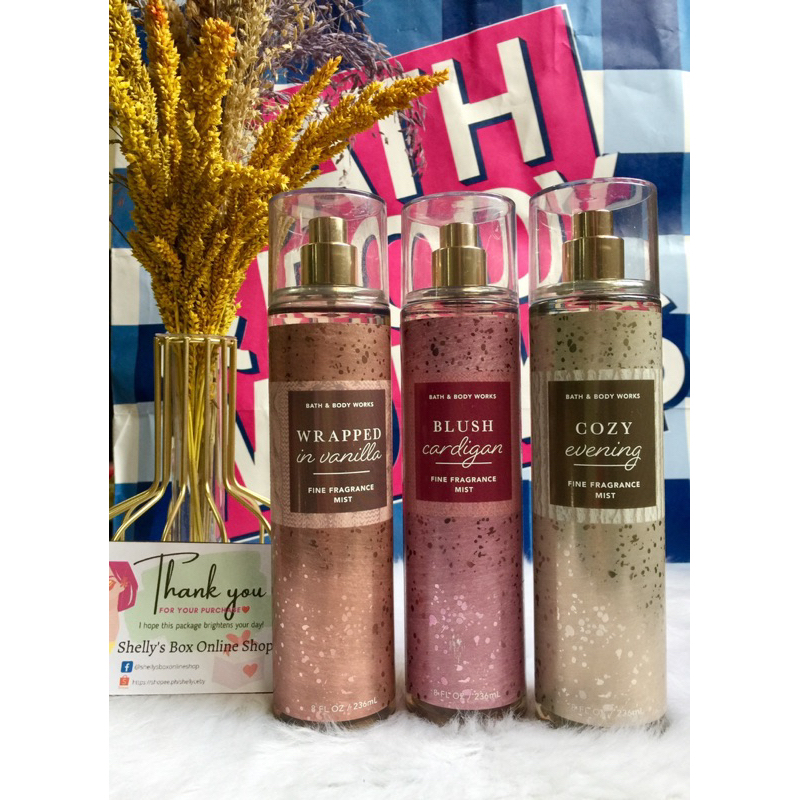 Bath & Body Works WRAPPED IN VANILLA• BLUSH CARDIGAN• COZY EVENING ...