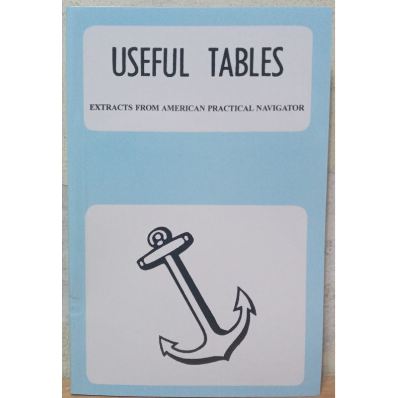 USEFUL TABLES EXTRACTS FORM PRACTICAL NAVIGATION | Shopee Philippines