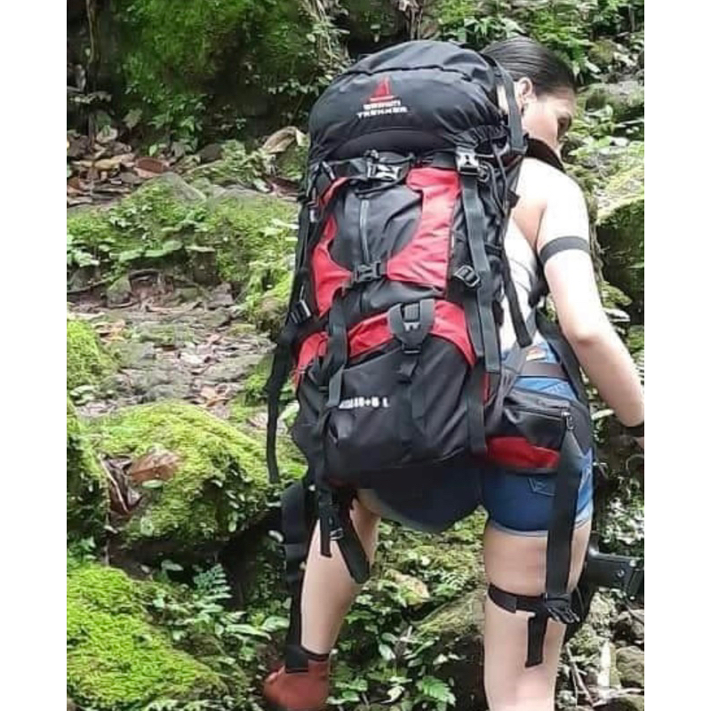 ️ COD ok - KOSA BACKPACK 50+5 L, TREKKING / CAMPING , BROWN TREKKER ...