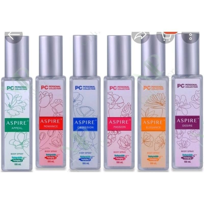 ASPIRE BODY SPRAY COLOGNE 100ML | Shopee Philippines