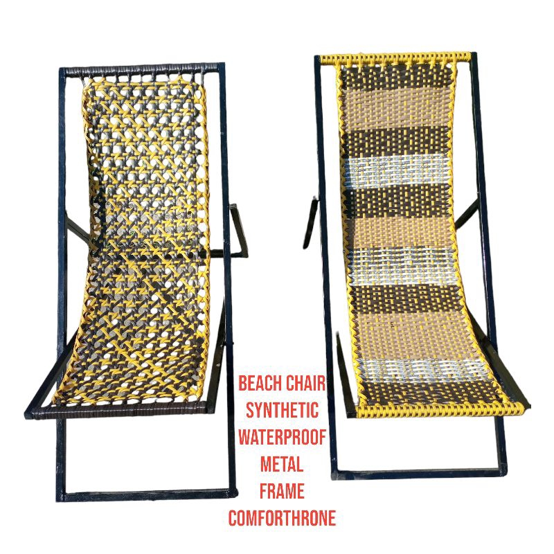BEACH CHAIR SOLIHIYA RATAN/ABACA /RATAN SYNTHETIC/NYLON/CLOTH WATER ...
