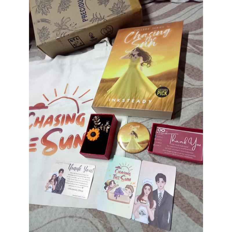 CHASING THE SUN BOOK PREMIUM INCLUSIONS | Shopee Philippines