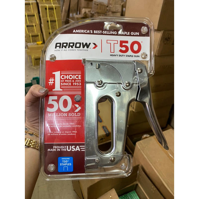 Arrow Gun Tacker Heavy Duty T-50 Made in USA | Shopee Philippines