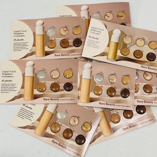 RARE BEAUTY LIQUID TOUCH BRIGHTENING CONCEALER&FOUNDATION SAMPLE ...
