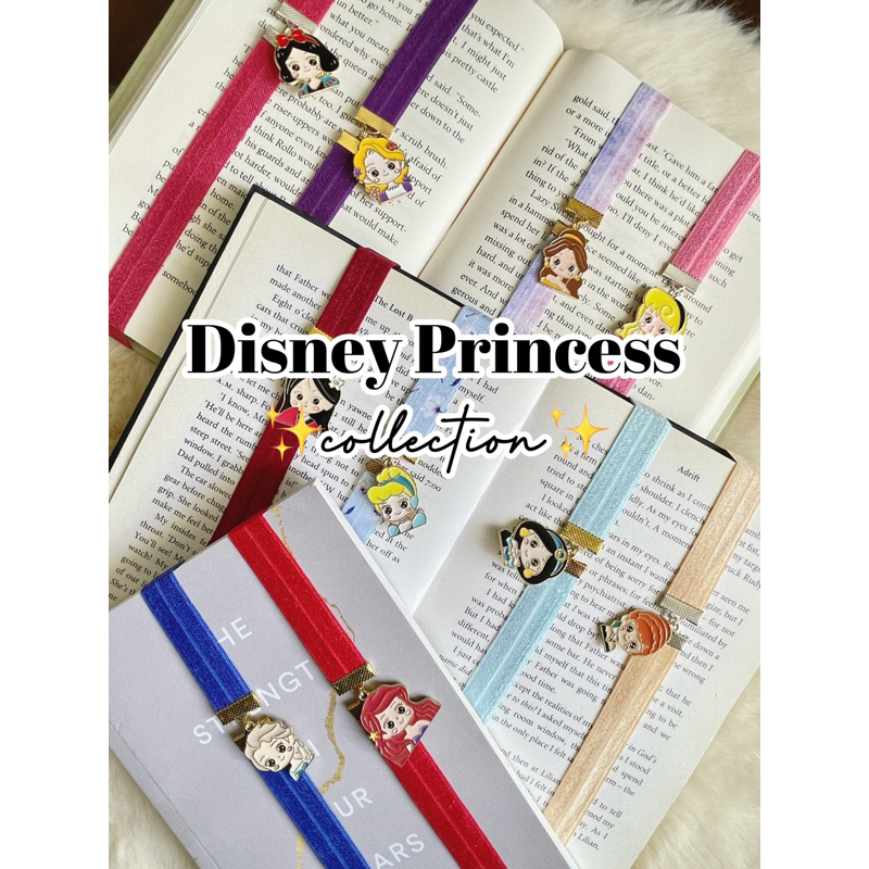 Handmade Elastic Bookmarks | Disney Princess Collection | Shopee ...