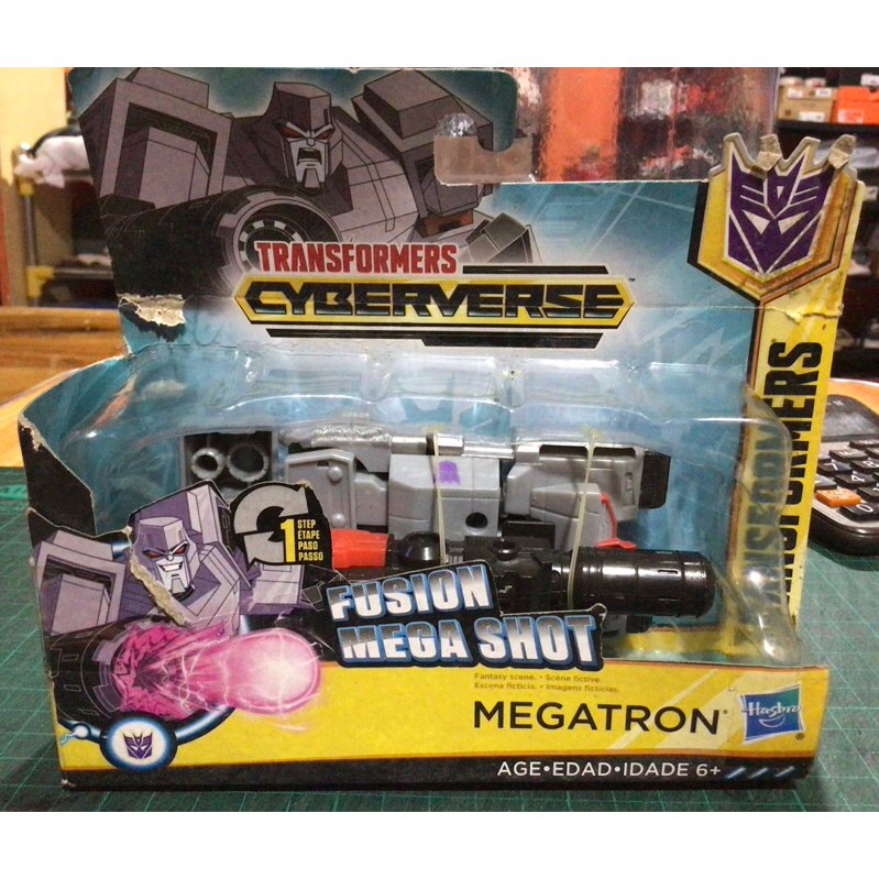 Original Hasbro Transformers Cyberverse Megatron Fusion Mega Shot 13cm ...