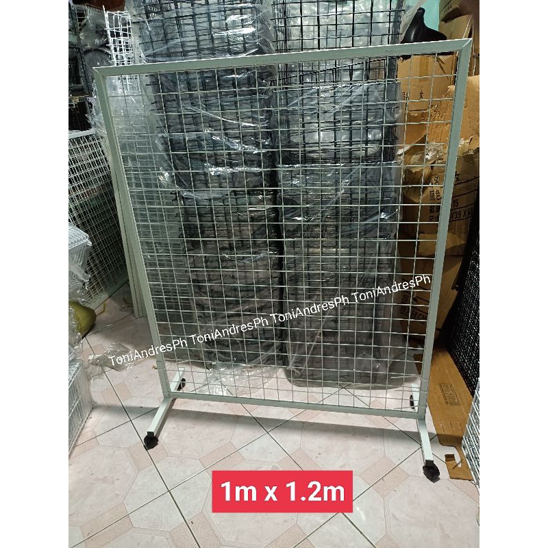 Mobile Rack Metal Wire Store Display Plants Rack with wheels | Shopee ...
