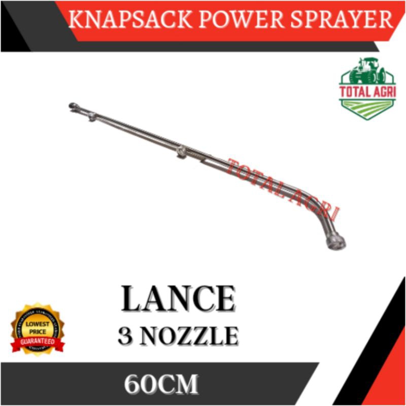 Knapsack Power Sprayer Rod Lance 3 Nozzle 60CM Tungho Sprayer | Shopee ...