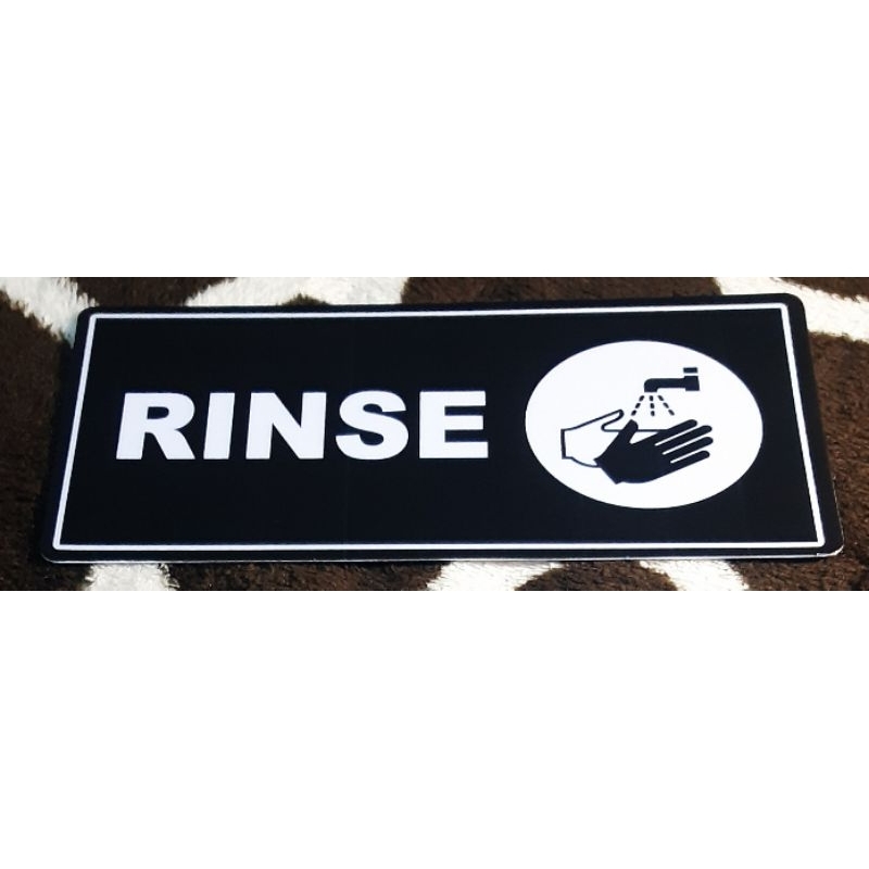 RINSE RESTAURANT SIGN PVC TYPE | Shopee Philippines