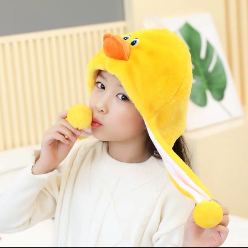 YL Caps Duck Animal Hat Hats Cute Cartoon Cap for Kids and Adult ...