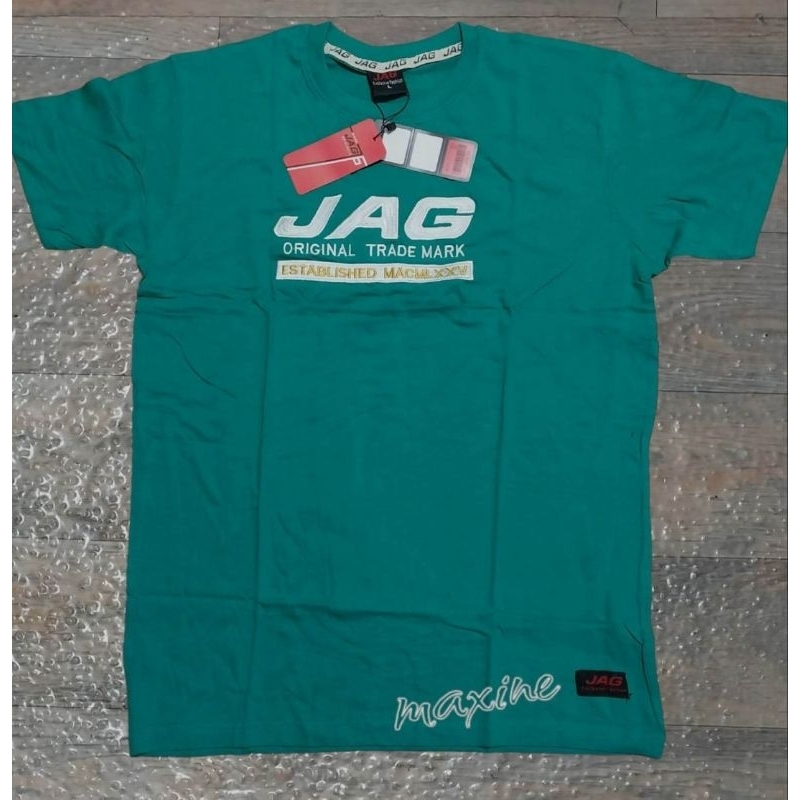 JAG Men's Tshirt Branded Overrun ( EMBROIDERY PRINT ) | Shopee Philippines