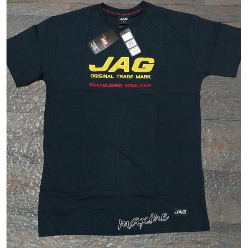 JAG Men's Tshirt Branded Overrun ( EMBROIDERY PRINT ) | Shopee Philippines