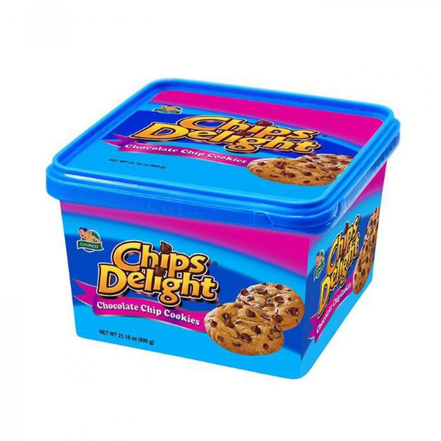 Chips Delight Choco Chips Tubs 600g | Shopee Philippines