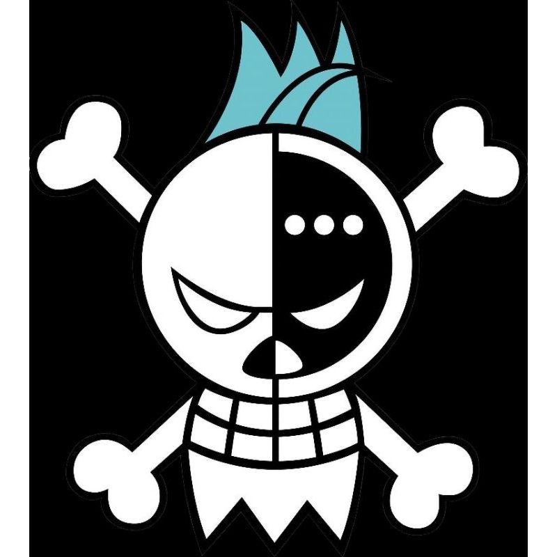 One Piece Skull Logo/Anime/Vinyl Sticker/Waterproof/Laminated/Aquaflask ...