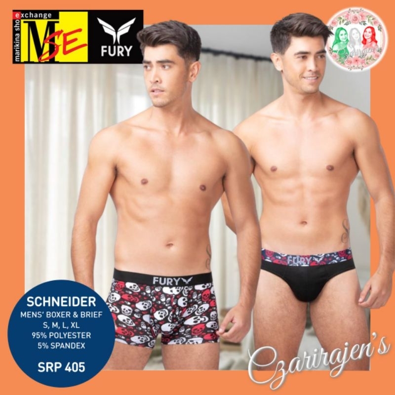 Fury by MSE 2-in-1 Men's Boxer & Brief Bundle Promo Men's Underwear Microfiber 100% Cotton ...