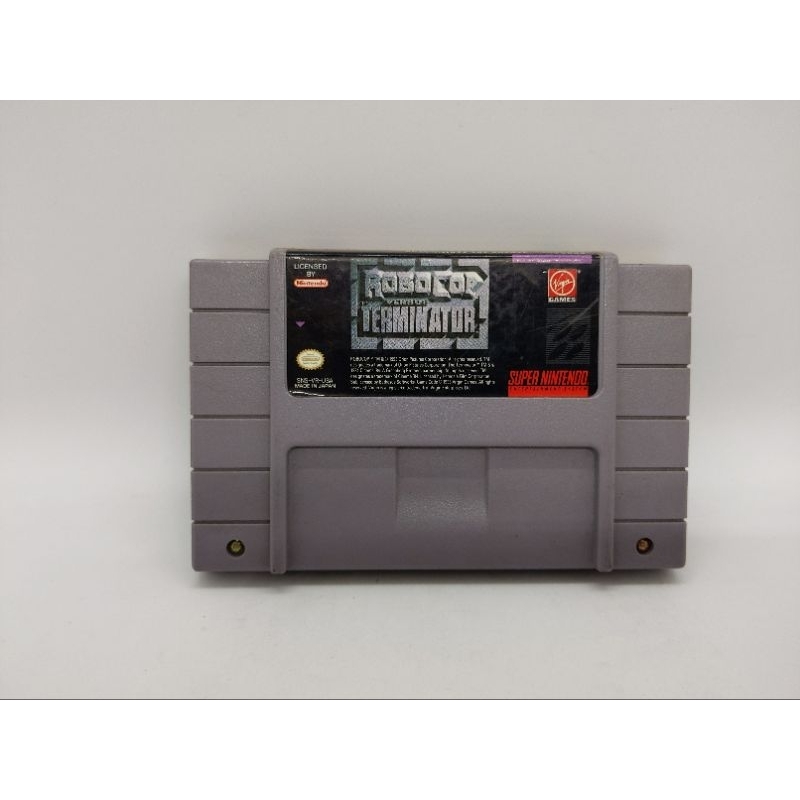 Robocop VS The Terminator-SNES-US-Game-Discolored | Shopee Philippines