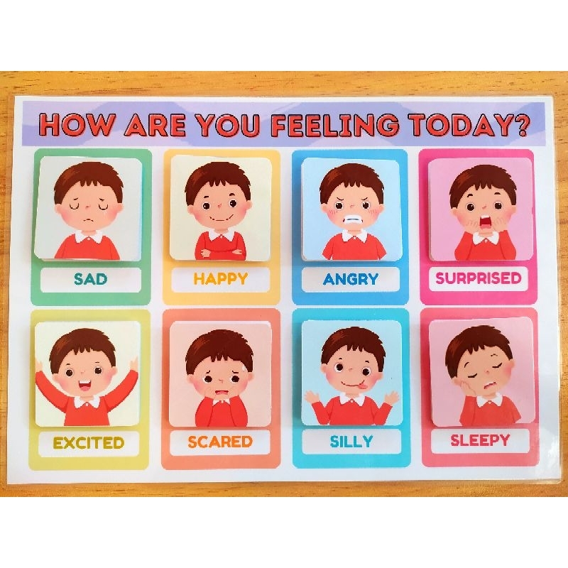 Velcro Board Activities for Beginners - Emotions / Sea Animals | Shopee ...