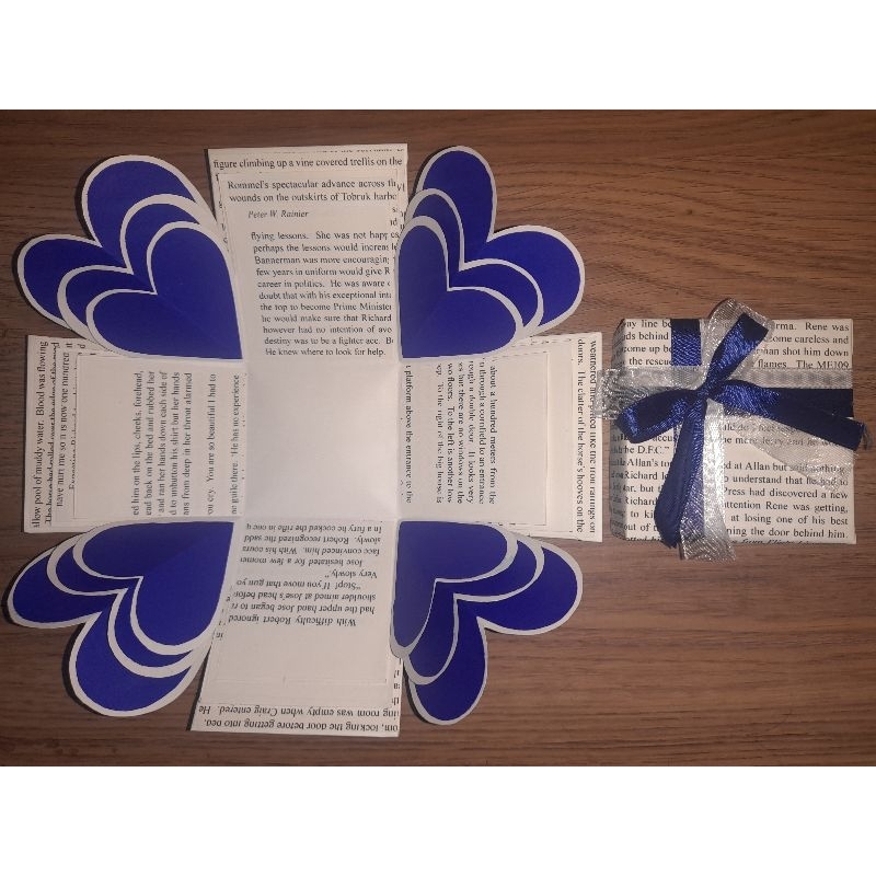 admiral blue explosion box style 2 (No Paper Tricks) | Shopee Philippines