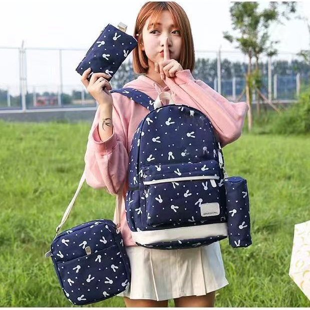 #4 NEW School Bag 4in1 Set for Kids Bag Backpack | Shopee Philippines