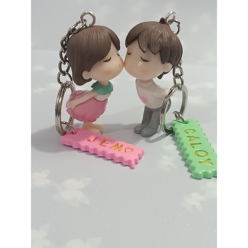 Personalized Couple Keychain sold by pair | Shopee Philippines