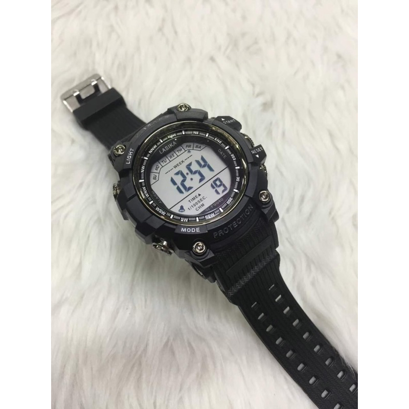 Lasika Digital Watch For Men Sports Watch With Transparent Box | Shopee ...