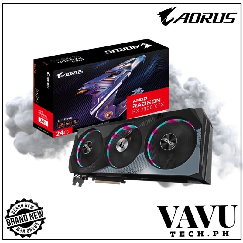Gigabyte Radeon RX 7900 XTX Aorus Elite 24GB GDDR6 Video Graphics Card ...